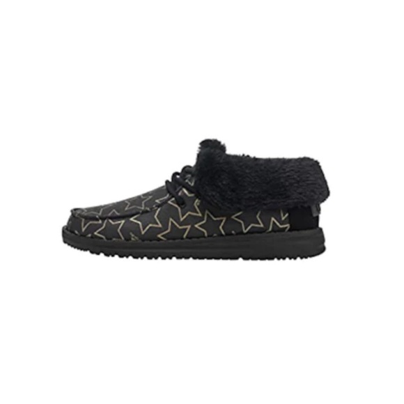 Hey Dude | Shoes | Nwt Hey Dude Britt Starry Black Womens Ankle Booties ...